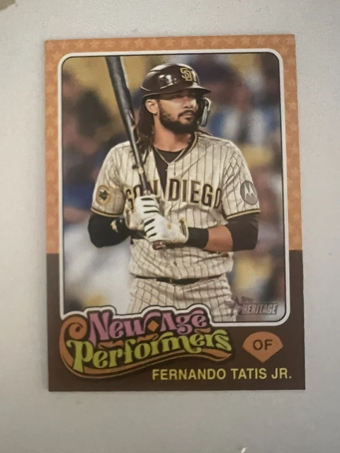 FERNANDO TATIS JR. San Diego Padres 2024 Topps Heritage New Age ...