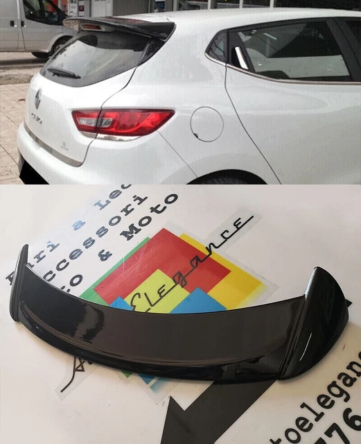RENAULT CLIO 4 2012-2018 Spoiler De Toit Look Sportif Abs Noir Brillant ...