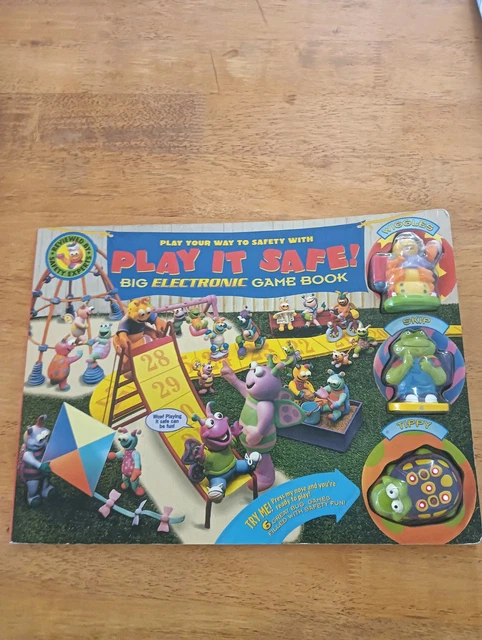 PLAY IT SAFE Electronic Game Book Vintage HC 1997 Skip Wiggles Bugs £19 ...