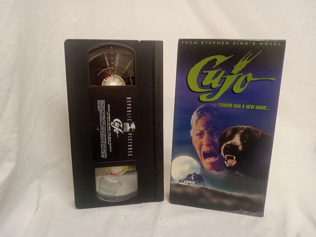 CUJO (VHS, DISTRIBUTED 1994) 1983 Horror Film Based on Novel by Stephen ...