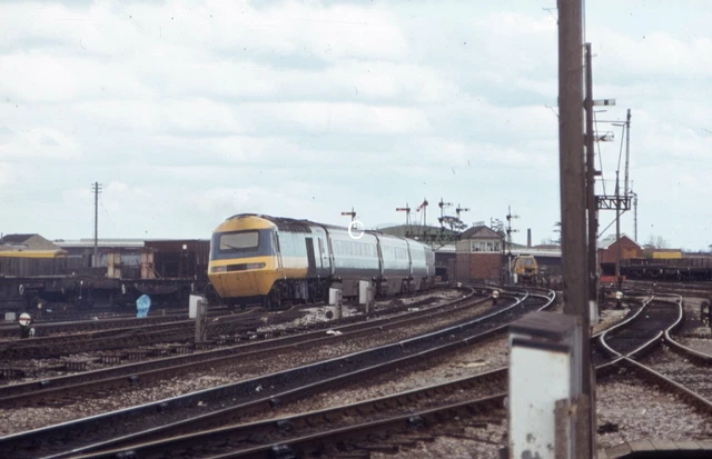 35MM SLIDE BRITISH Railway Br Diesel Class 43 Hst - Hst At Taunton East ...