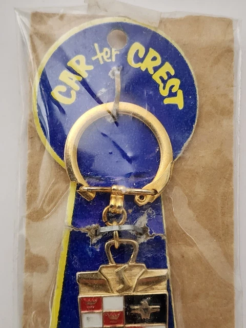 VERY RARE VINTAGE 50's Carter Crest Studebaker Logo Key & Keychain NEW ...