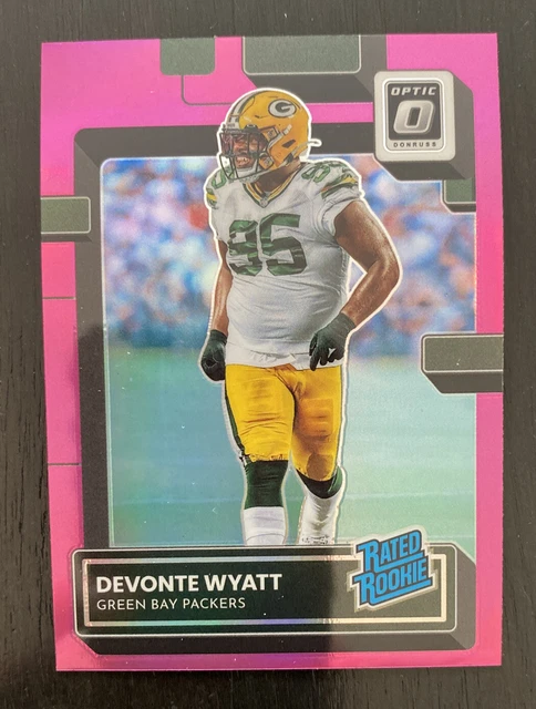 DEVONTE WYATT 2022 Donruss optique rookie notée #255 Packers RC EUR 2 ...
