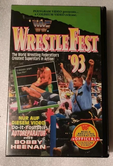 WWF VHS WRESTLEFEST 1993 Deutsch UVVideo Kassette - WWE Wrestling EUR 5,99 - PicClick DE