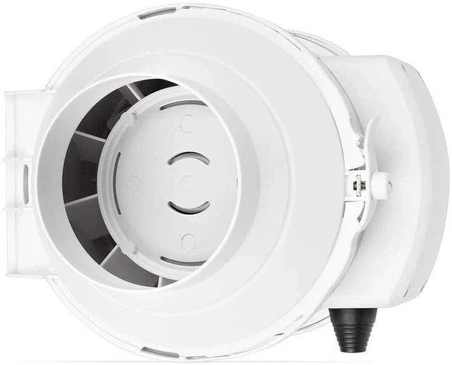 ROHRVENTILATOR ABLUFT 100 125 150 mm Abzugsventilator Profi ...