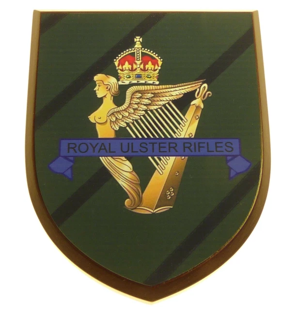 ROYAL ULSTER RIFLES Classic Hand Made Regimental Mess Plaque £21.99 ...
