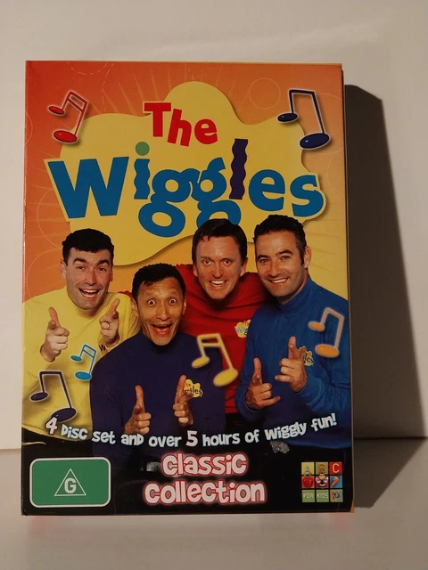 THE WIGGLES CLASSIC Collection Box Set 4 Disc 5 Hours Rare DVD $120.00 ...