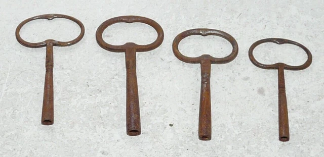 LOT DE 4 Clefs De Pendule Ancienne § 2 EUR 15,00 - PicClick FR