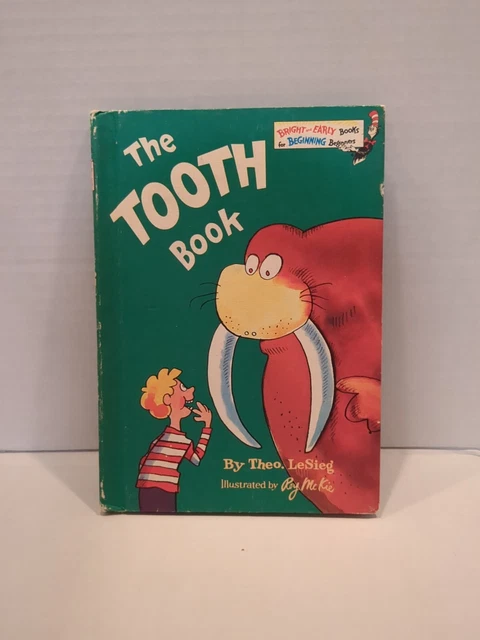 VINTAGE THE TOOTH Book 1981 couverture rigide Theo LeSieg Dr Seuss ...