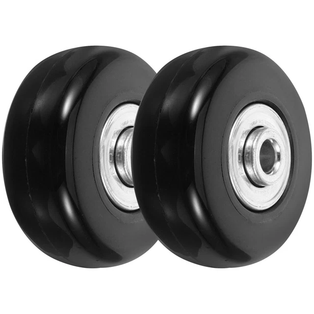2 PCS SUITCASE Replacement Wheels Kit Rubber Swivel Caster Wheels for ...