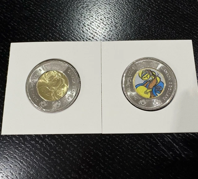 2025 CANADIAN 2 Toonie Set - Life And Are Of Daphne Odjig $8.75 ...