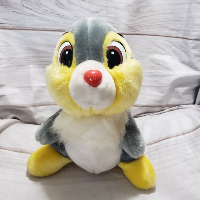 DISNEY PARKS THUMPER Rabbit Plush Stuffed Animal 80s Korea Ears Back 10 ...