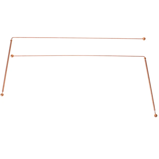 2PCS COPPER DOWSING Rod Metal Dowsing Rod Water Divining Rod Portable ...