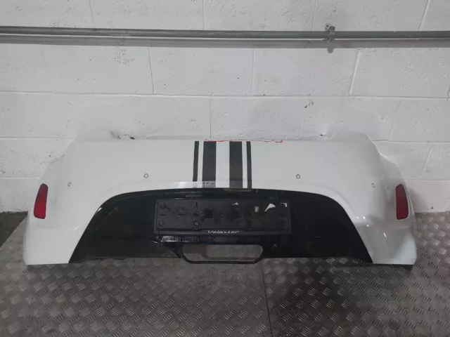 HYUNDAI VELOSTER COMPLETE Rear Bumper With Parking Sensors In White ...