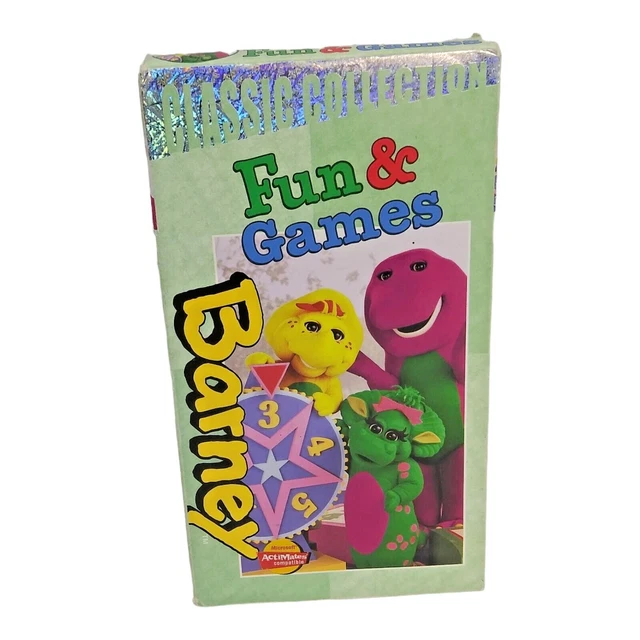 BARNEY - BARNEYS Fun and Games Video (VHS, 2000, Classic Collection ...