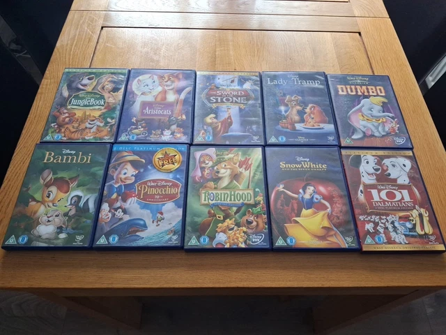 WALT DISNEY DVD Bundle £2.24 - PicClick UK