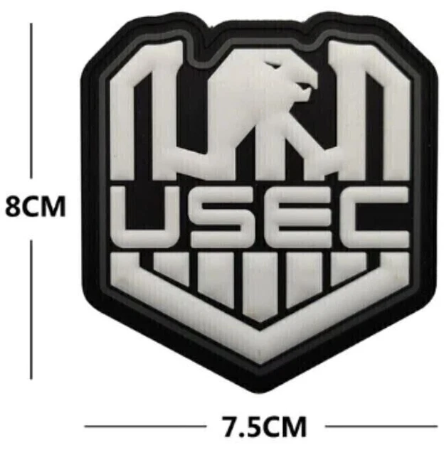 USEC ESCAPE FROM Tarkov Cosplay PMC Airsoft Klett Aufnäher PVC Velcro ...