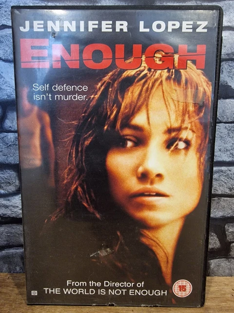 ENOUGH MOVIE-VHS TAPE-JENNIFER Lopez. £3.00 - PicClick UK