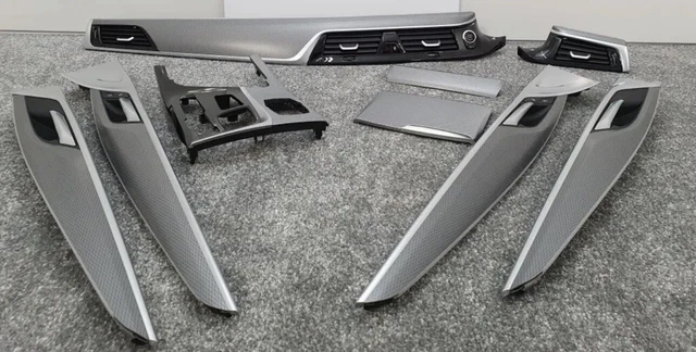 BMW 5 SERIES G30 G31 Aluminium Rhombicle/Pearl Chrome Interior Trim Kit ...