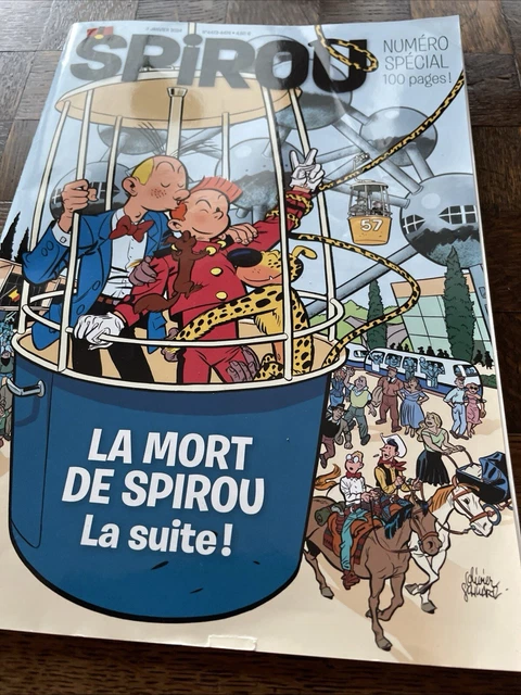 TIM UND STRUPPI Spirou 4473/4474 2024 Hundert Jahre FranquinTod Von ...
