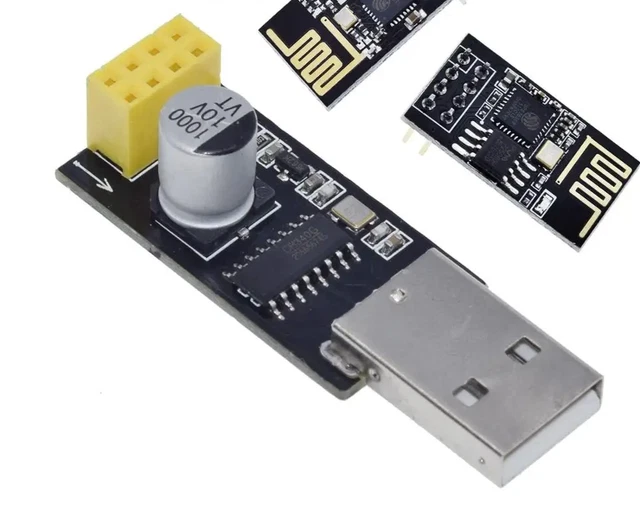 USB TO ESP8266 ESP-01 CH340G Serial TTL Wi-fi Board Adapters Module ...