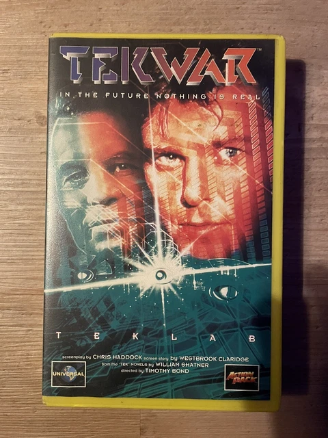 TEKWAR TEKLAB EX-RENTAL Big Box VHS Video Tape English With dutch subs ...