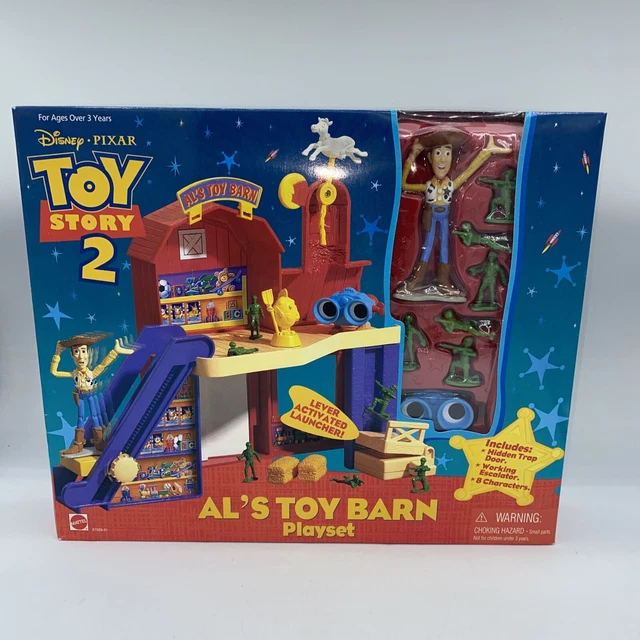 DISNEY PIXAR TOY Story 2 AL'S TOY BARN Playset with 8 Characters New £ ...