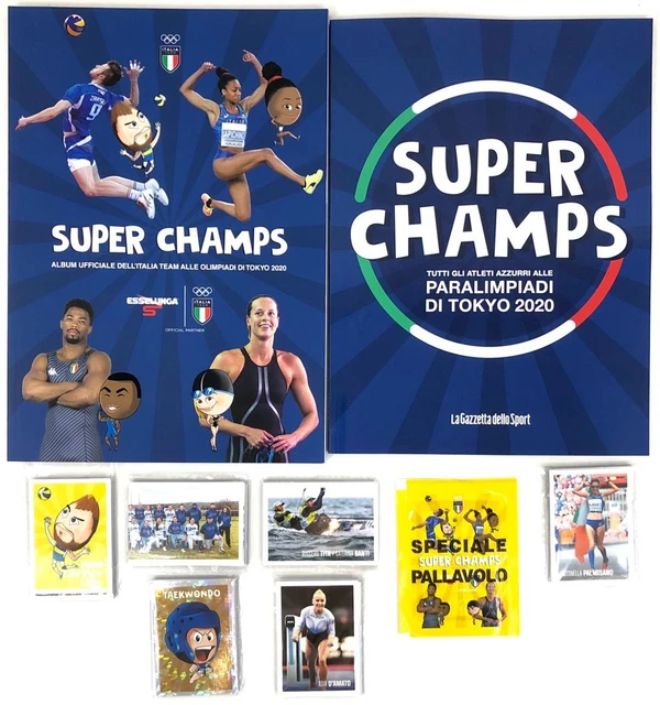 ALBUM AUTOCOLLANTS SUPER Champs Olympiques Et Jeux Paralympiques Tokio ...