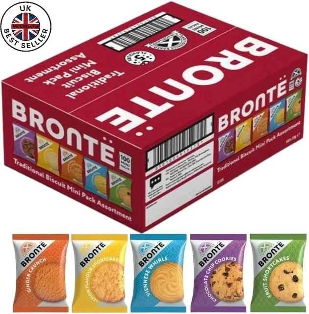 BRONTE BISCUITS MINI Packs 5 Flavours Individually Wrapped Variety Box ...