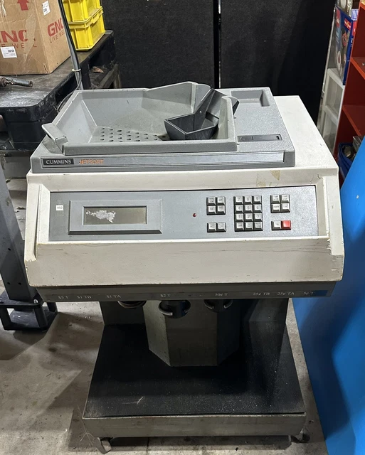 CUMMINS JETSORT MODEL 5084 Coin Sorter Powers On, Untested $299.99 ...