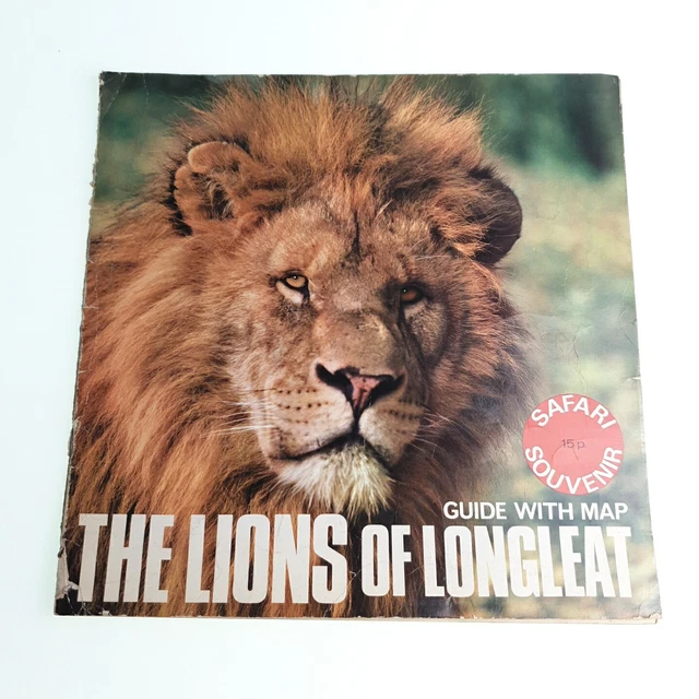 THE LIONS OF Longleat Map Official Souvenir Guide Vintage Book £12.00 ...