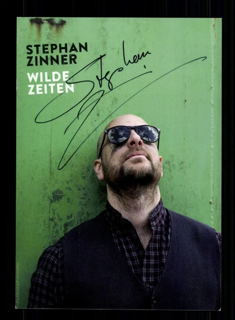 STEPHAN ZINNER WILDE Zeiten Autogrammkarte Original Signiert #BC 201766 ...