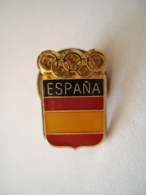PINS RARE DRAPEAU ESPAGNE JEUX OLYMPIQUES BANDERA ESPANA VINTAGE PIN'S ...