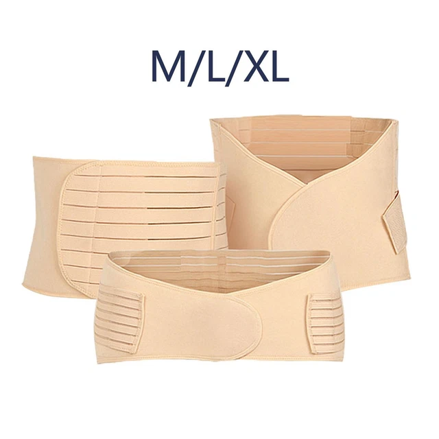 3 IN 1 Postpartum Belly Wrap Band C Section Girdle Postpartum Support ...