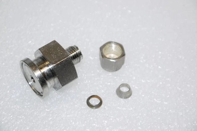 SWAGELOK SS-400-SC-8 SANITARY Fitting 1/4 in. Tube OD x 1/2 in Kwik ...