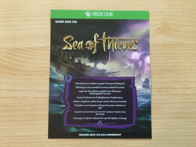 SEA OF THIEVES Ferryman Clothing Set Fährmann Kostüm DLC-Code EUR 37,99 ...