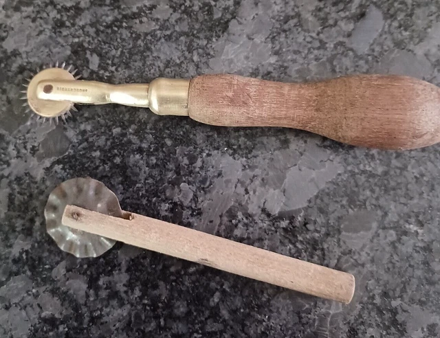 VINTAGE / ANTIQUE Pastry Jiggers, Crimpers, Wheel Cutters, Kitchenalia ...