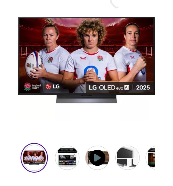 2025 LG C5 48 inch OLED evo AI 4K HDR Smart TV OLED48C55LA £770.00 ...