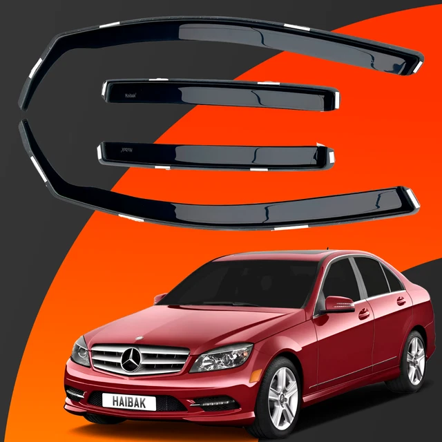 MERCEDES BENZ C Class W204 4 Doors Saloon 2007-2014 Haibak Wind ...
