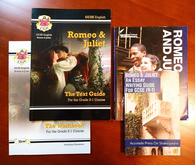 GCSE ENGLISH LITERATURE Shakespeare Romeo Juliet Bundle CGP Cambridge ...