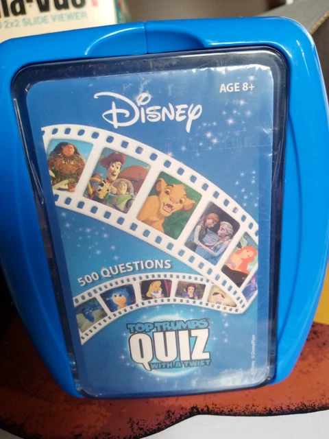DISNEY TOP TRUMPS Quiz Card Game - 500 questions - NEW - Age 8+ Great ...