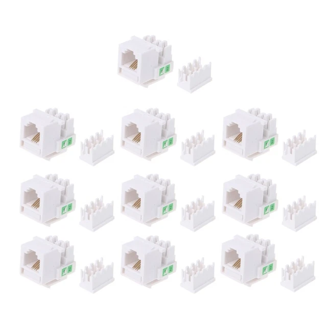 10PCS TELECOM VOICE Telephone Module RJ11 CAT3 Information Socket ...