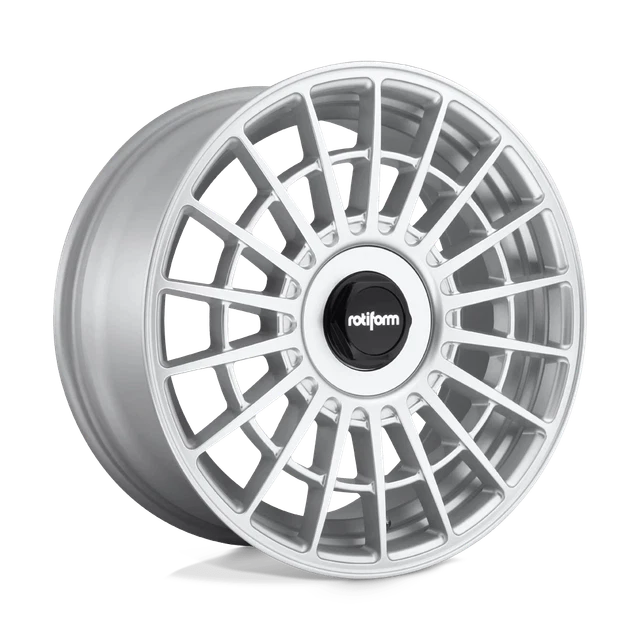 18X9.5 ROTIFORM R143 LAS-R Gloss Silver Wheels Blank (25mm) Set of 4 ...