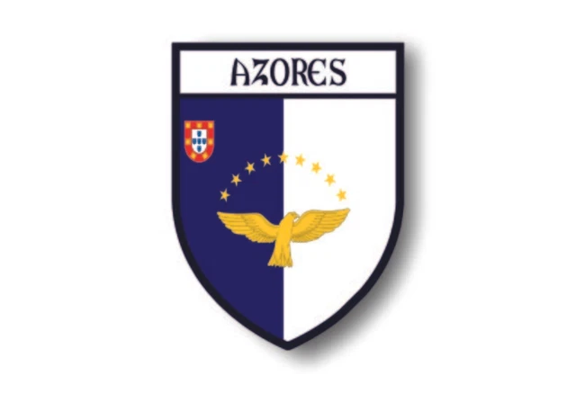 STICKERS DECAL SOUVENIR vinyl car shield city flag world crest azores ...