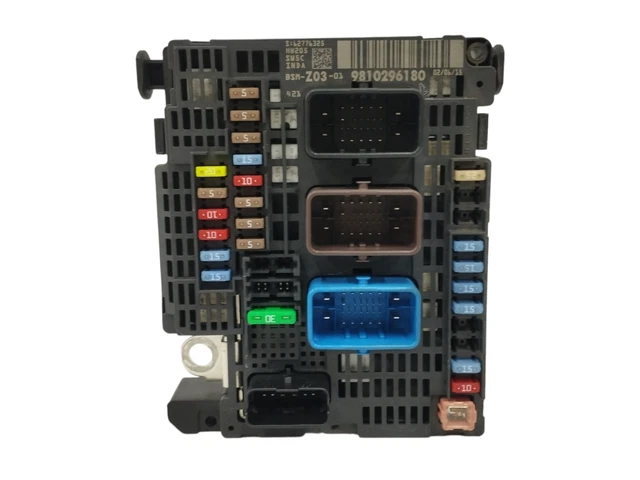 9810296180 BOÎTE RELAIS/FUSIBLES En CITROEN EUR 118,98 - PicClick FR