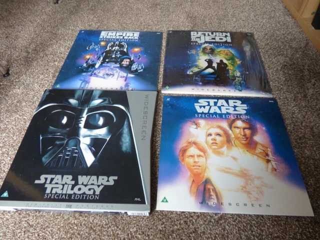 STAR WARS TRILOGY Special Edition Widescreen Laserdisc First Pressing ...