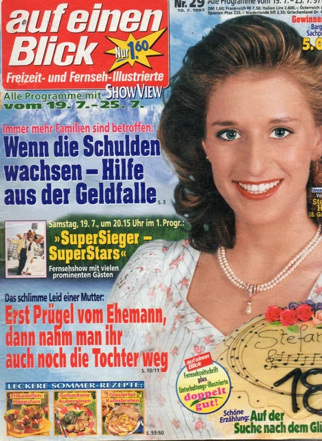 ZEITSCHRIFT &AUF EINEN Blick" - Nr. 29. vom 10.07.1997 EUR 4,30 ...