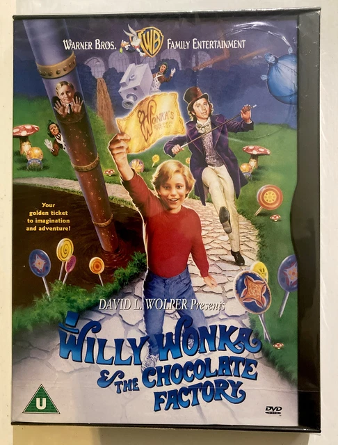 WILLY WONKA AND The Chocolate Factory DVD 1971 RARE Snap Clip Case New ...