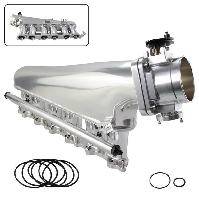 INTAKE MANIFOLD FUEL Rail 90mm Throttle Body For Toyota Supra MK4 2JZ ...