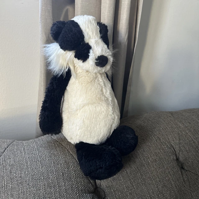 JELLYCAT BASHFUL BADGER Medium £68.30 - PicClick UK